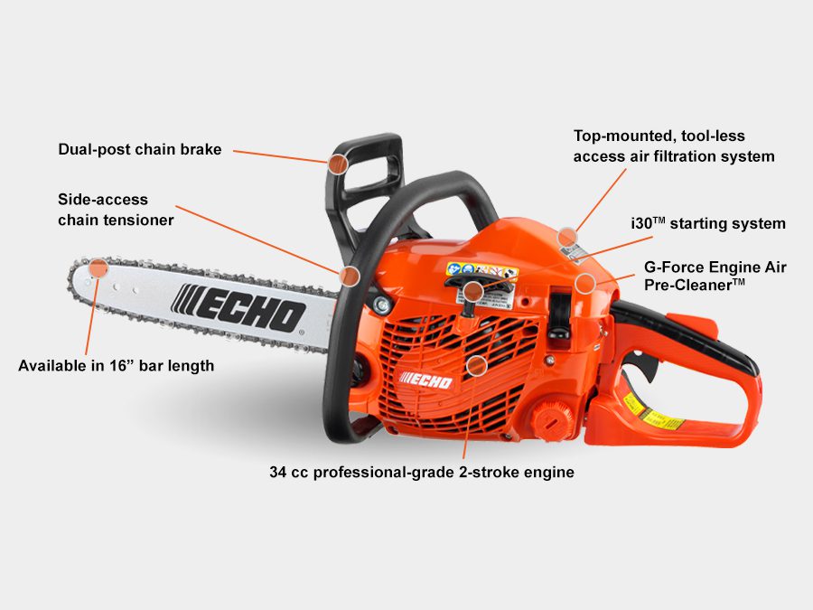 Echo CS-352 16″ Rear Handle Chainsaw – C&C Outdoor Power Equipment